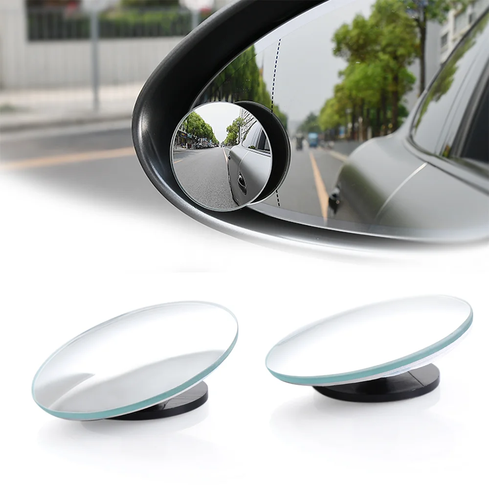 360 Degree Hd Blind Spot Mirror For Car Reverse Frameless Ultrathin