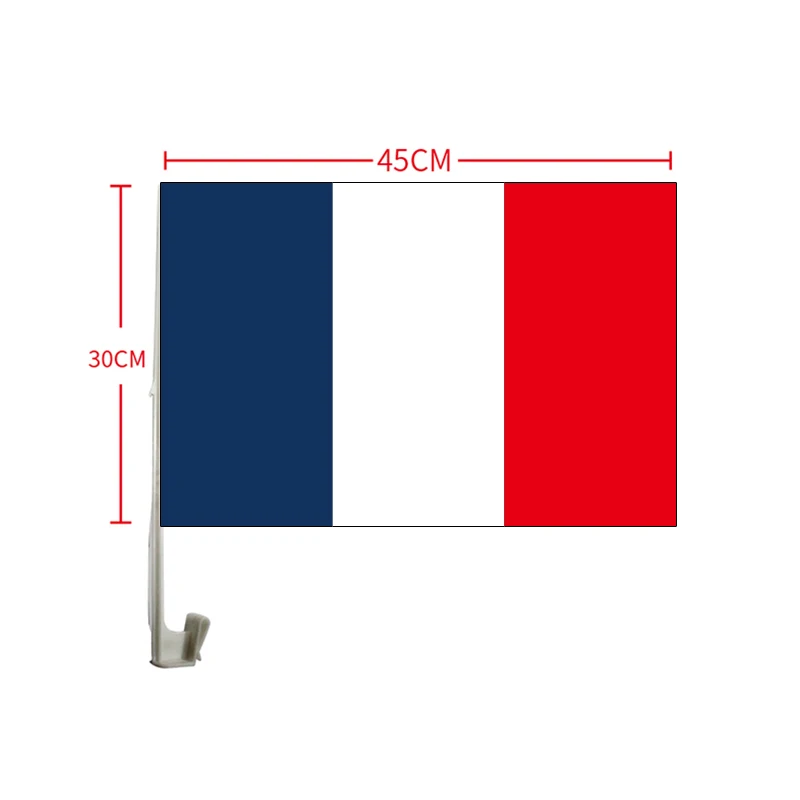 Free Shipping New 30x45cm France Car Flag 12x18inch French Window Flag ...