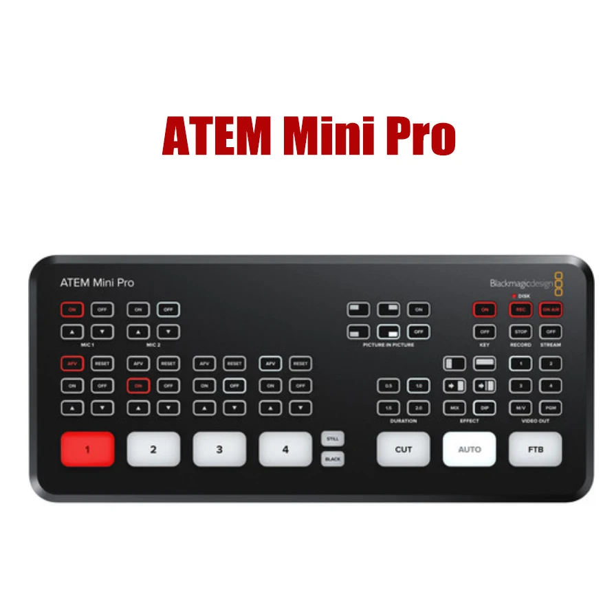 New Design Atem Mini Switcher Atem Mini Pro Live Stream Switcher Multi ...