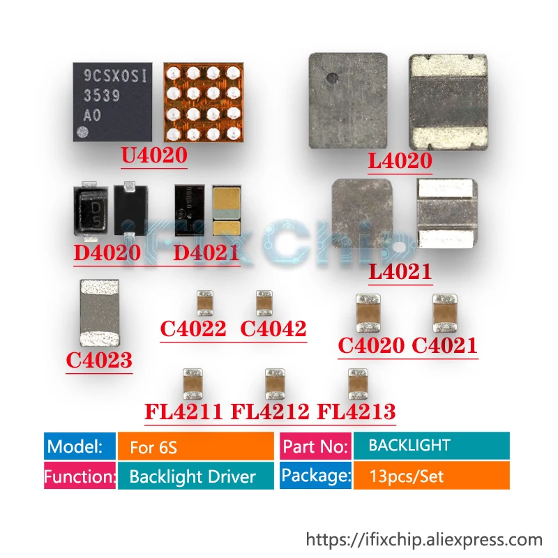 Kit-de-retroiluminaci-n-LED-IC-U4020-bobina-L4020-L4021-diodo-D4020 ...
