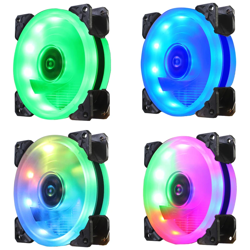 RGB-LED-PWM-4-Pin-9CM-12CM-Computer-Case-Fan-Silent-90MM-120MM-CPU ...