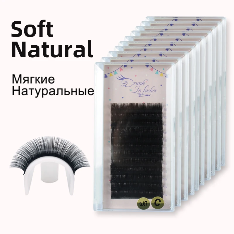 Maynice 10 Boxes Wholesale Individual Lashes Eye Lash Extension Eyelash ...