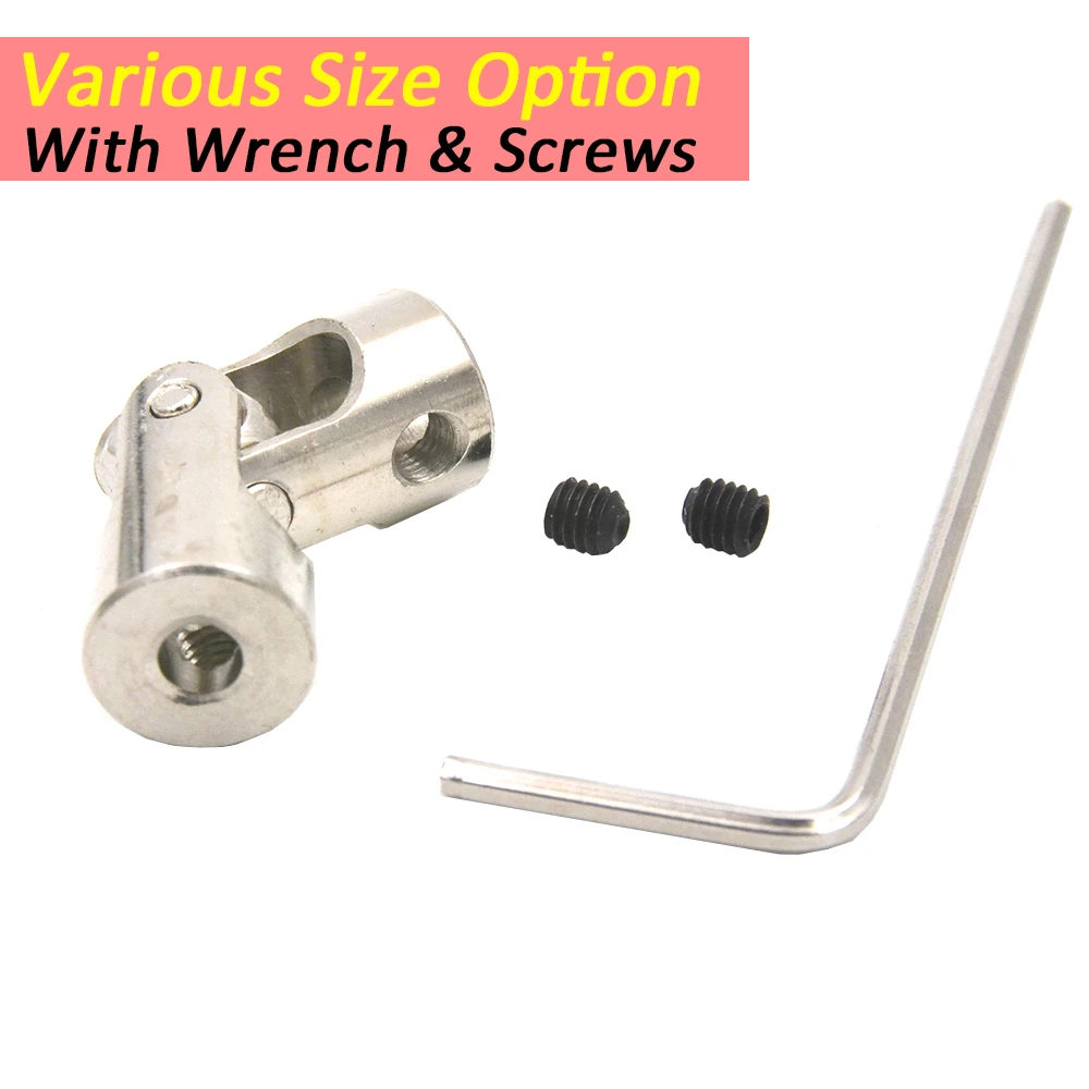 Metal Universal Joint For RC Cars Boats Motor Model Universal Coupler ...