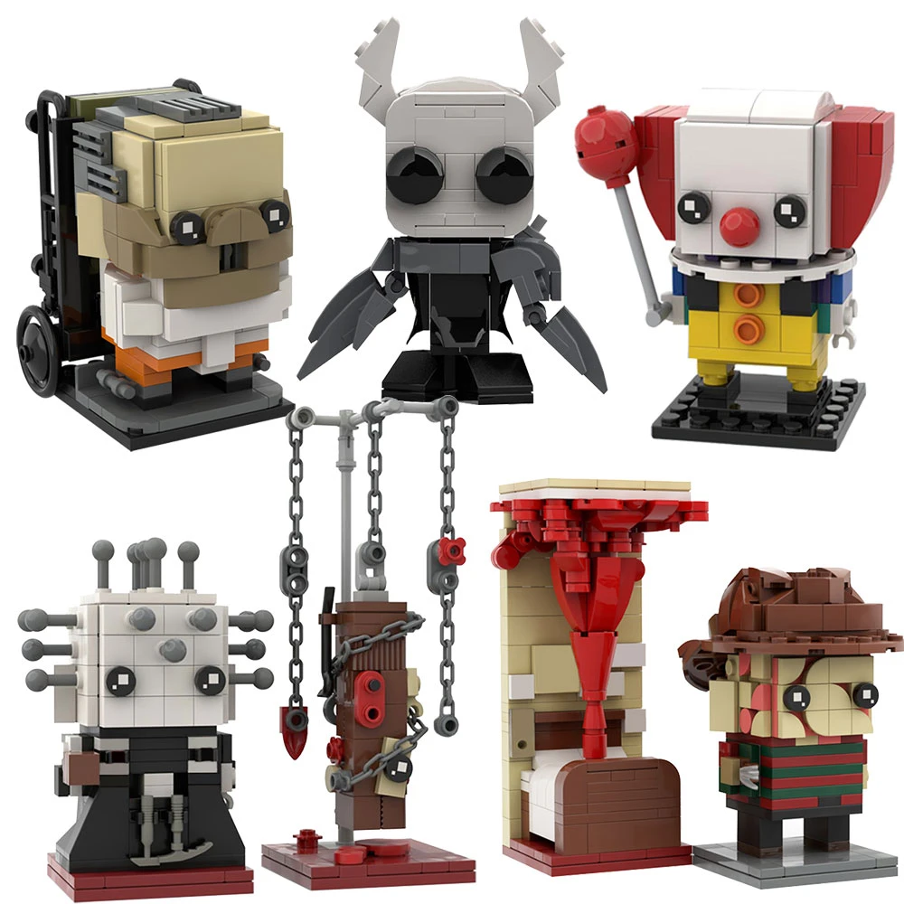 Texas Devil Scary Clown Skeleton Character Moc Character Figures ...