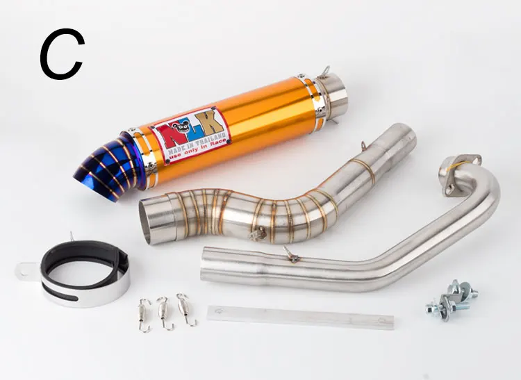 Motorcycle modified parts NKL exhaust pipe LC150 54mm caliber Y15ZR ...