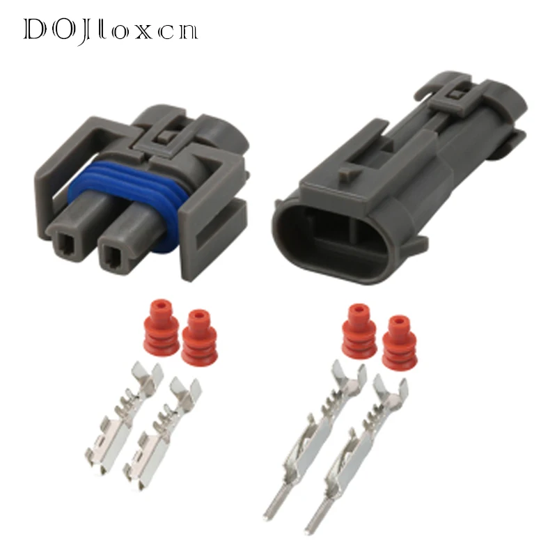 1-5-10-20-50-Sets-2-Pin-12162017-15339016-Delphi-Sealed-Connector-For ...