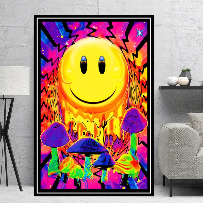 Trippy Posters Blacklight Poster