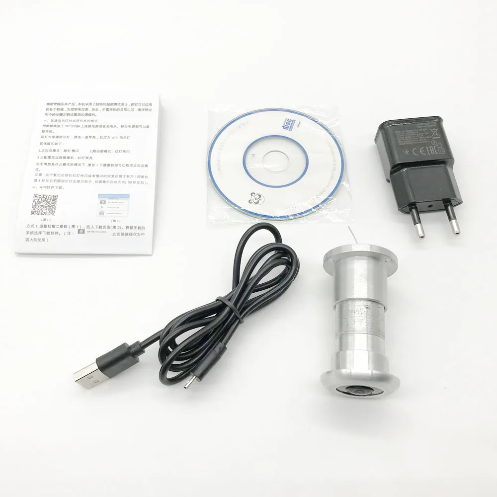 1080P wifi IP глазок камера HD 2MP Домашняя безопасность дверь глаз ...