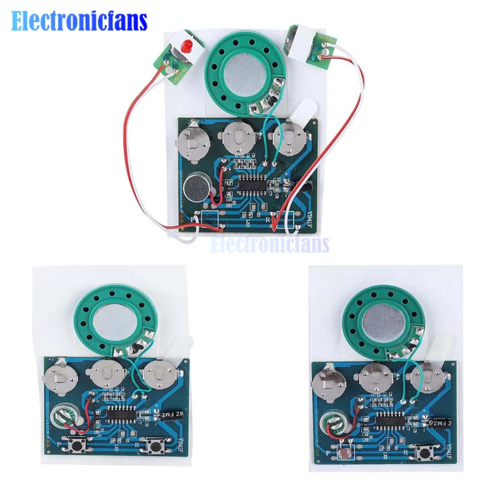 30s Chip Programmer Voice Audio Music Recording DIY Voice Sound ...