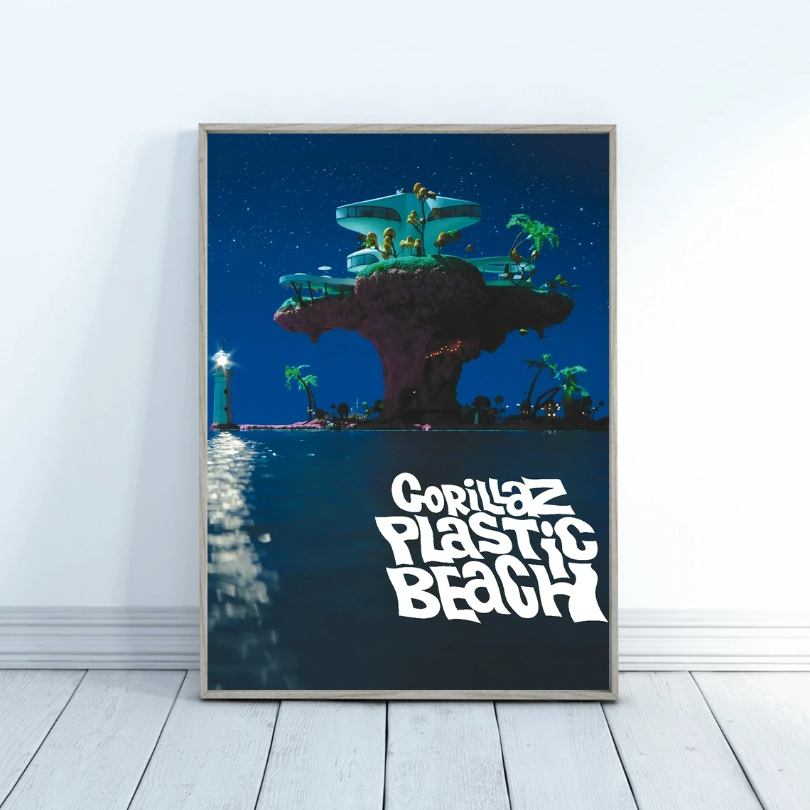 Gorillaz Plastic Beach Album Cover