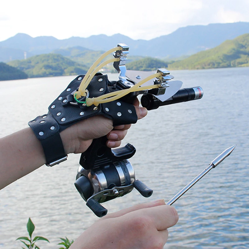 Professional Slingshots Shooting Fishing Slingshot Set Bow And Arrow ...