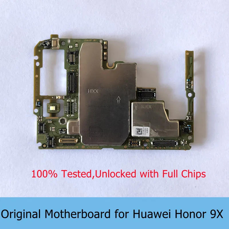 Original Motherboard For Honor 9x Hlk-al00 Unlocked Mainboard With Full ...