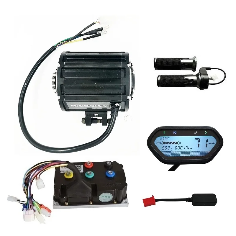 Qsmotor 2000w Bldc Mid-drive Motor With Sine Wave Controller Nd72360 ...