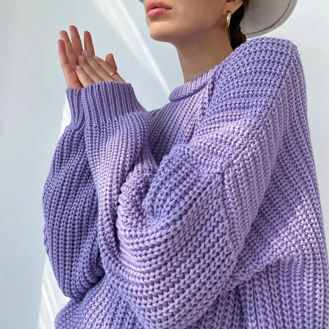 Lavender Sweaters Women