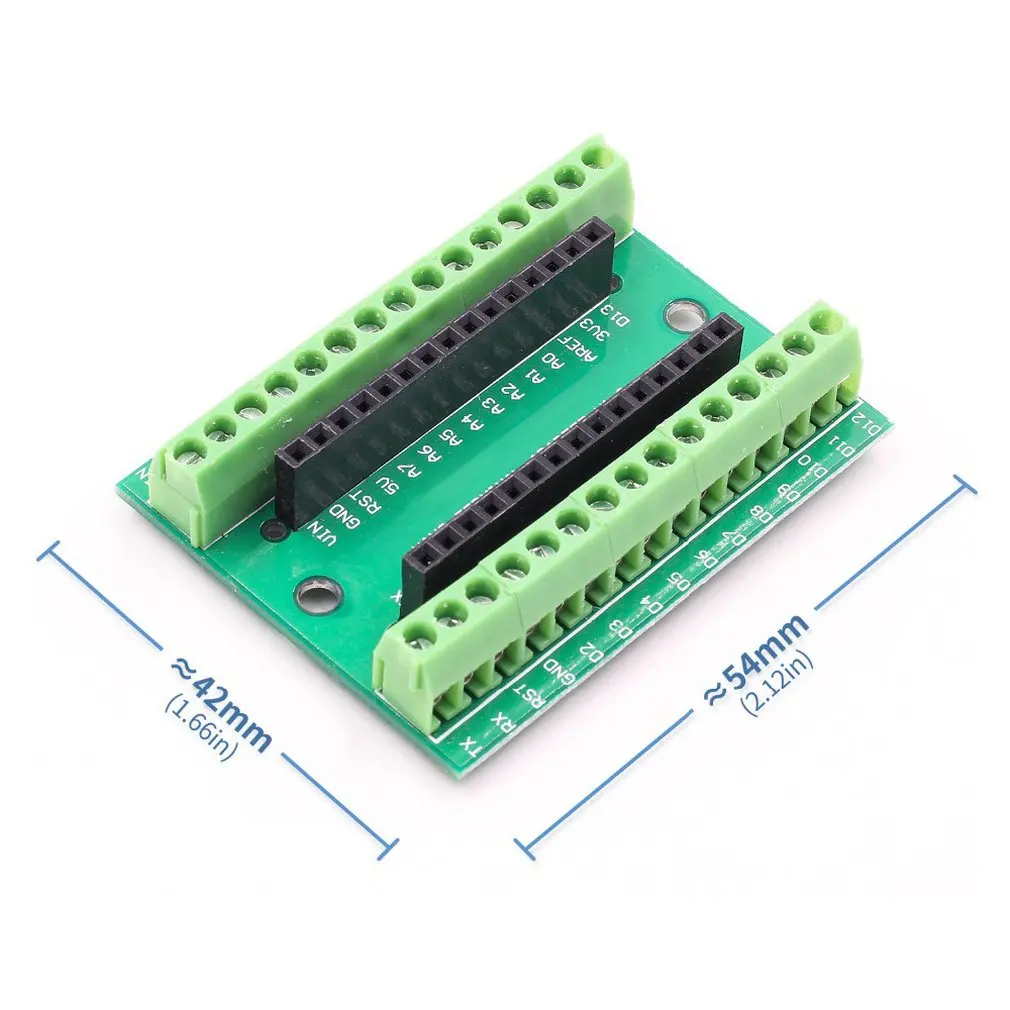 Standard Terminal Adapter Board For Arduino Nano 3.0 V3.0 AVR AAdapter ...