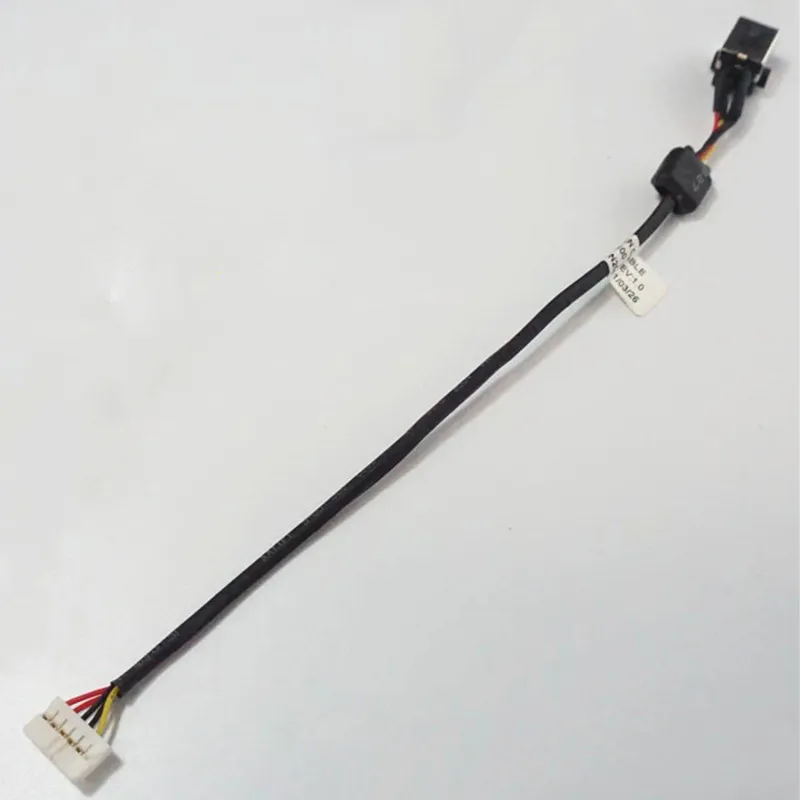 Conector de alimentación de CC para portátil, arnés de cables con Cable ...