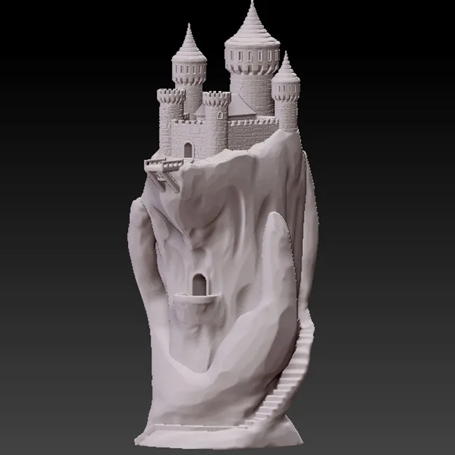 Home & Hobby Craft Supplies & Tools Castle Stl File for 3D printers and ...