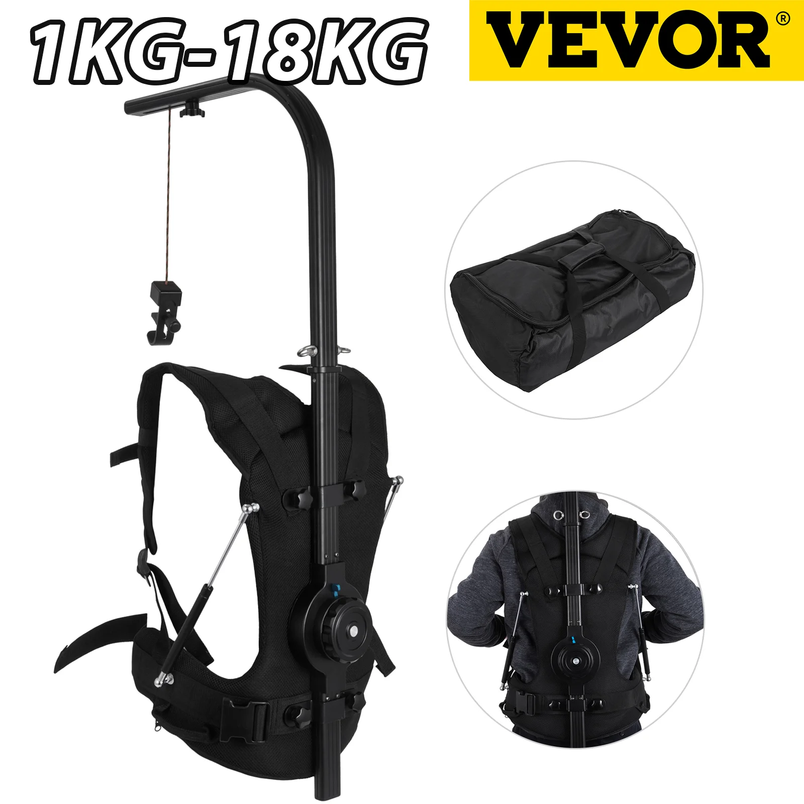 Vevor 1-18kg Stabilizing Camera Video And Film Cameras Easy Rig System ...