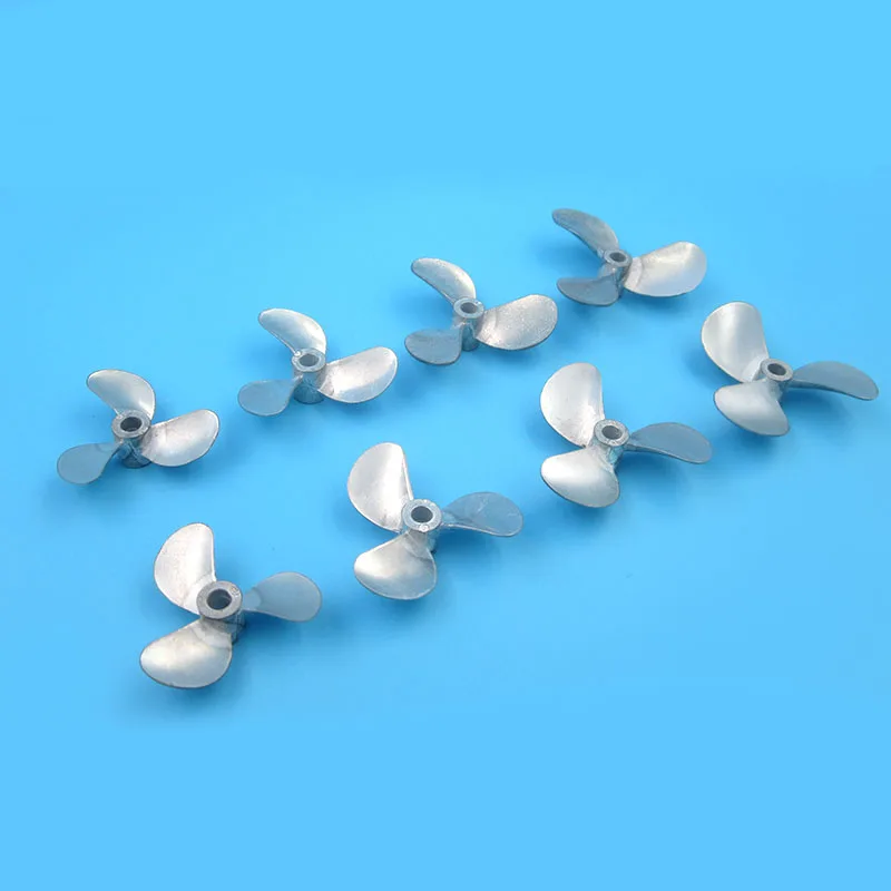 1PC Full immersion Zinc Propeller Three blade Propellers D28 32 36 40 ...