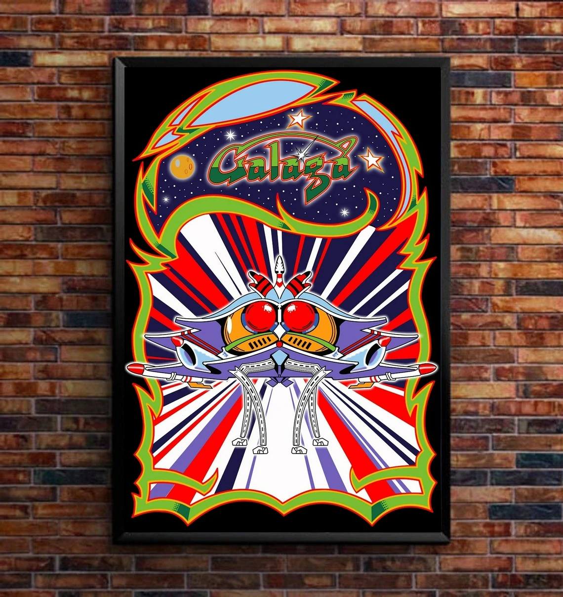 Galaga Arcade Artwork