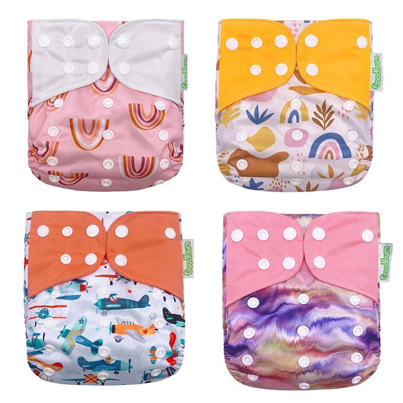 Baby-Cloth-Diapers-Reusable-Washable-Printed-Diapers-One-size-fit-all ...