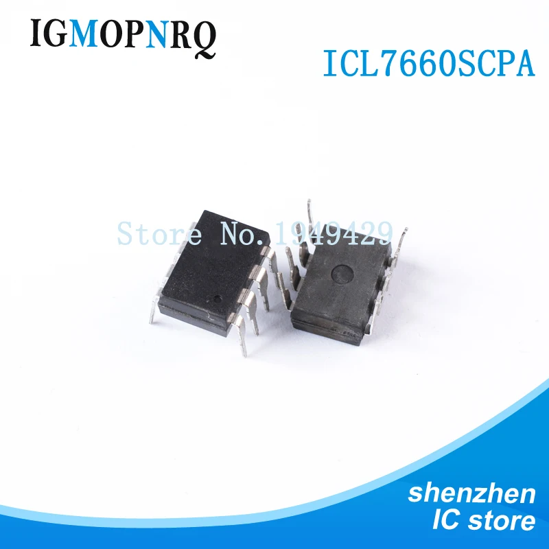 10pcs ICM7555IPAZ ICL7660SCPA ICM7555IPA ICM7555 DIP 8 In Stock ICL7660 ...