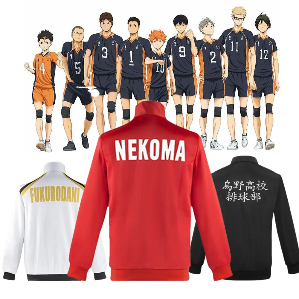 Anime Haikyuu Karasuno Nekoma Aoba Johsai Fukurodani Inarizaki High ...