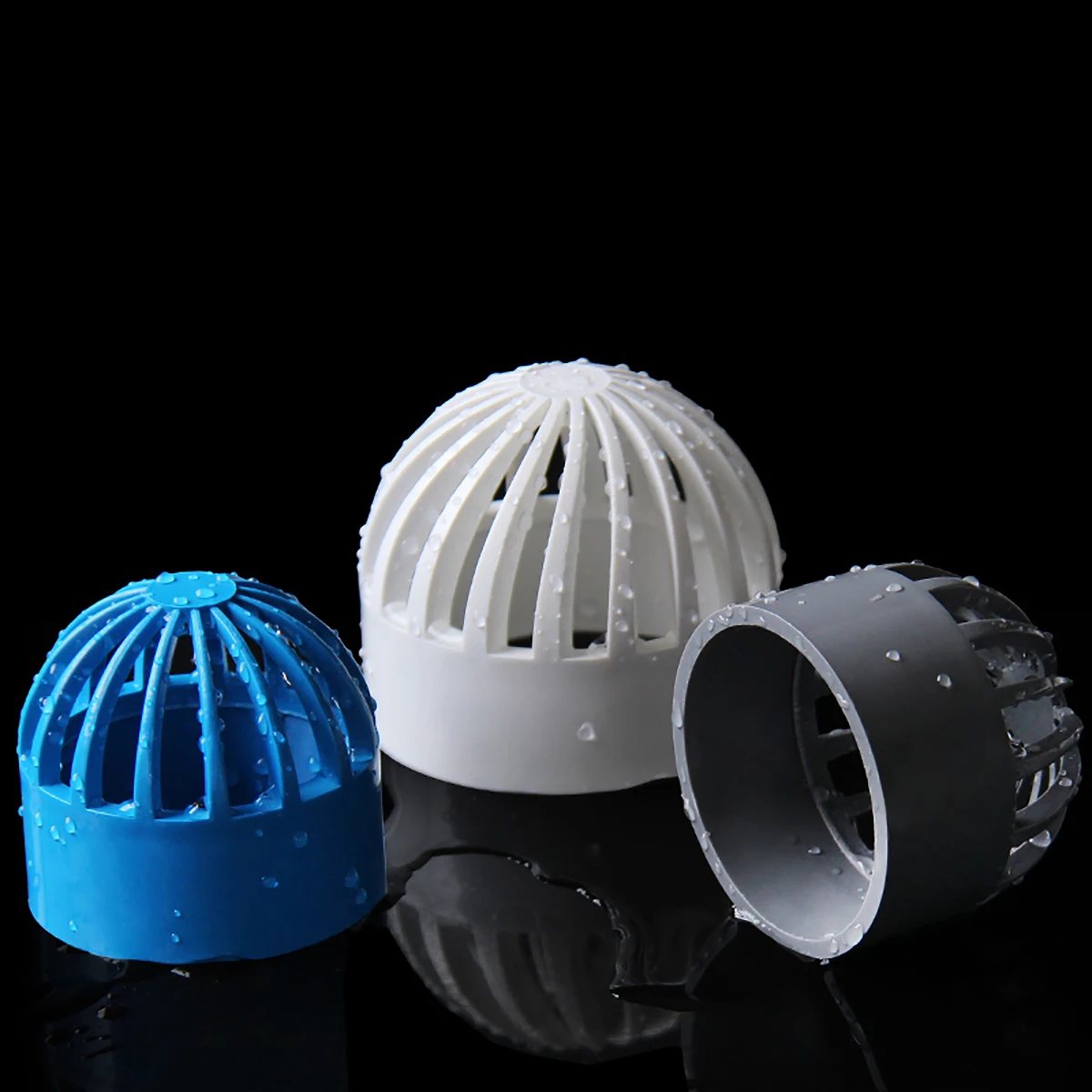 PVC Water Filter Cap Net 32,40,50,63,75,90,110mm End Pipe Metric ...