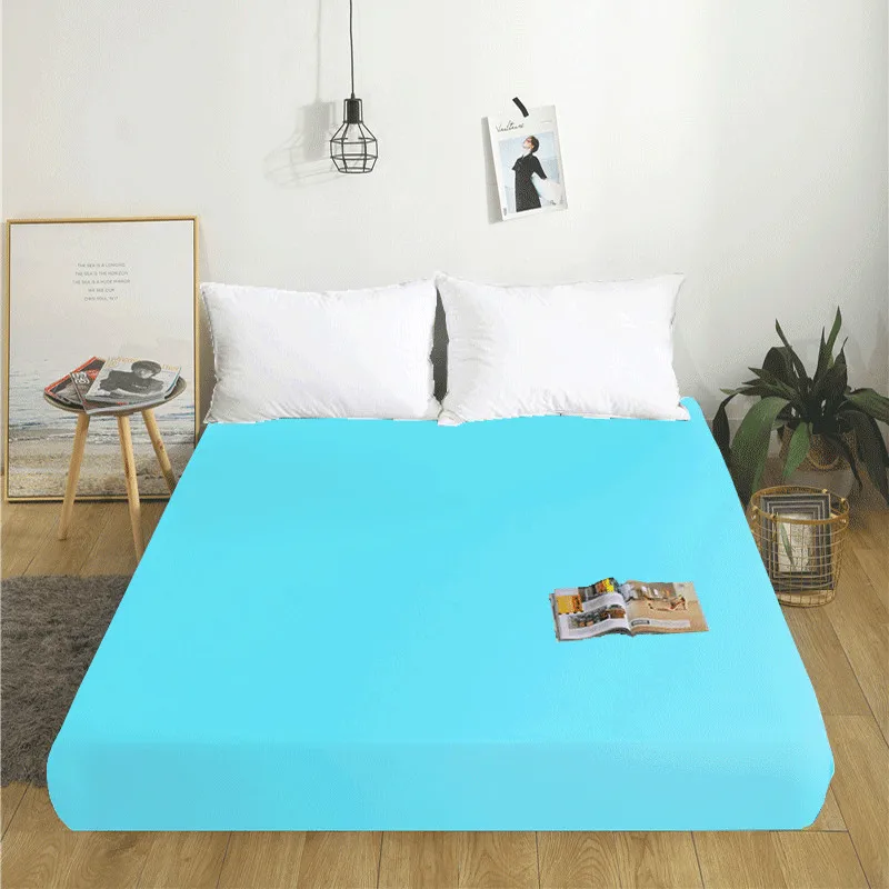1pc-100-cotton-fitted-sheet-reactive-solid-color-mattress-cover ...
