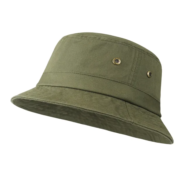 BOTVELA Cotton Twill Bucket Hats Unisex Short Brim Outdoor Summer ...
