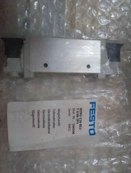 1 pc nova festo VUVG L14 B52 T G18 1P3 566500 válvula solenóide ...