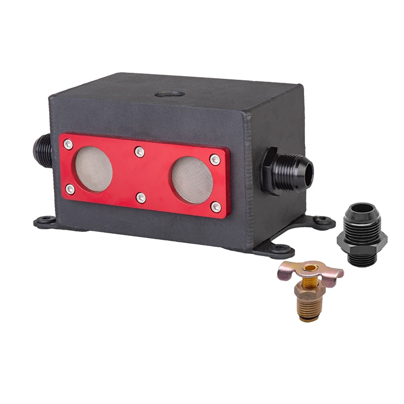 Racing Auto Aluminum 1100ml Oil Catch Can Tank Turbo Reservoir Catch ...