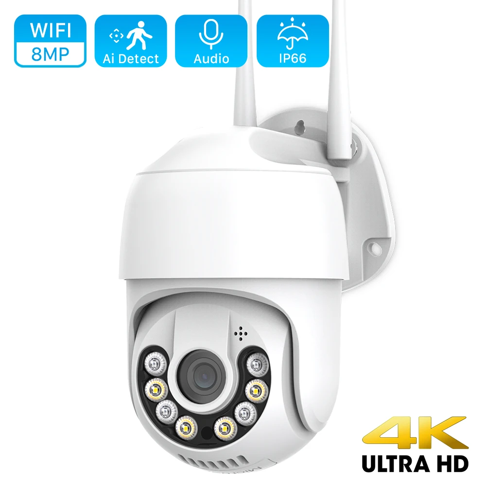 8MP-4K-Mini-PTZ-IP-Camera-Outdoor-5MP-2MP-Color-NIght-Vision-Audio ...