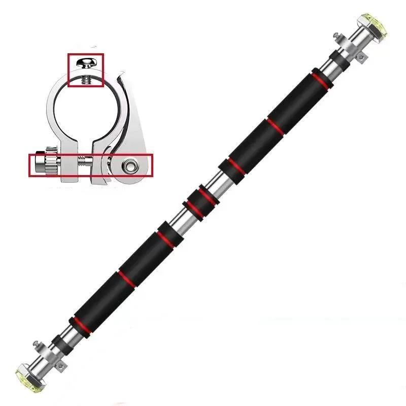 100-150cm Multipurpose Door Horizontal Bar Non-slip Fitness Pull-up Bar ...