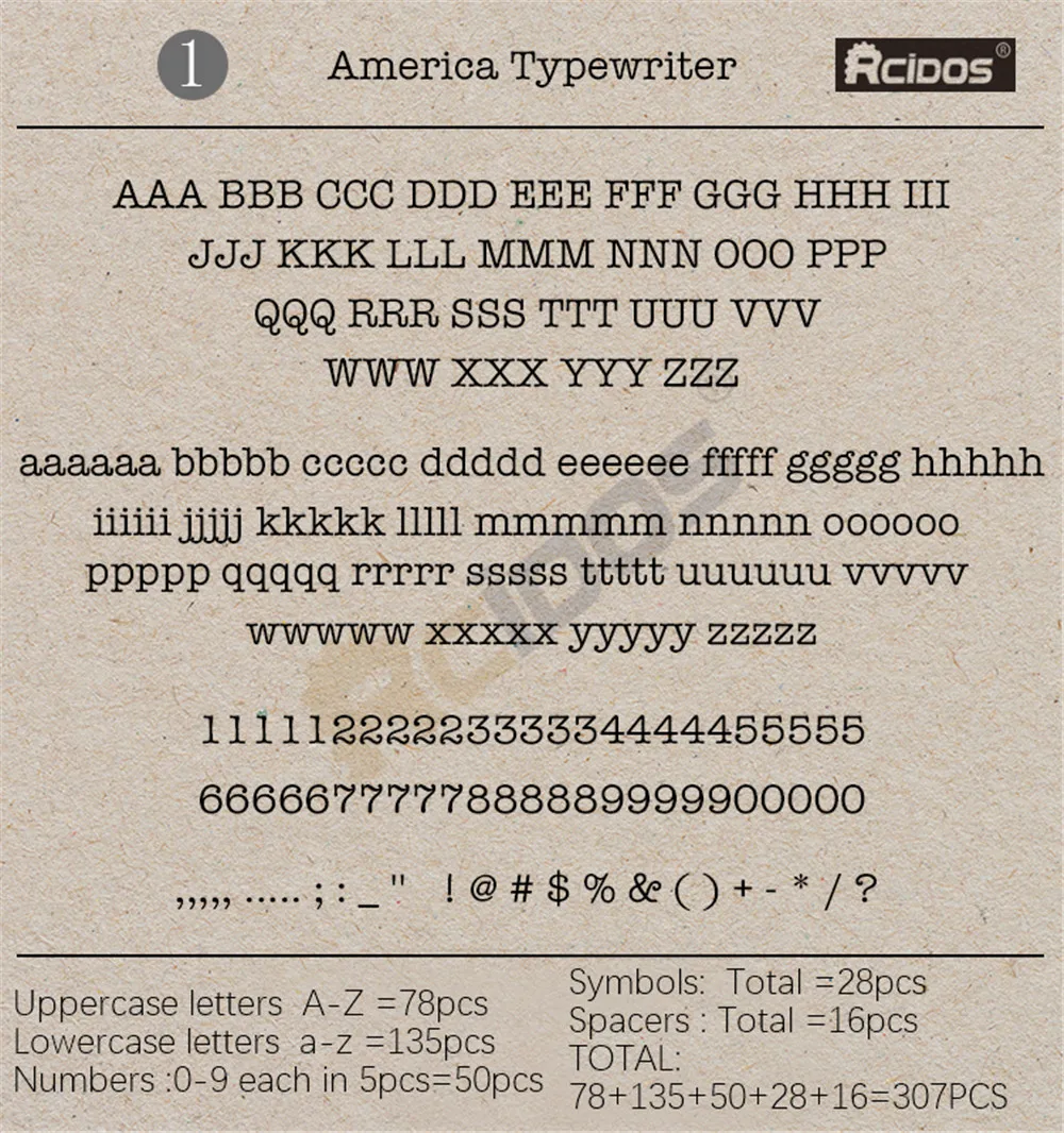 RCIDOS-15mm-Brass-CNC-engraving-foil-stamping-letters-307pcs-set-fit ...