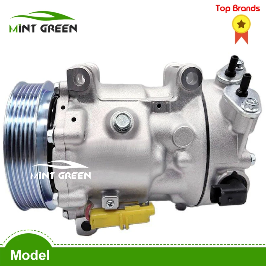 New-AC-COMPRESSOR-For-Peugeot-207-307-308-CITROEN-C4-9659875780-6453WK ...