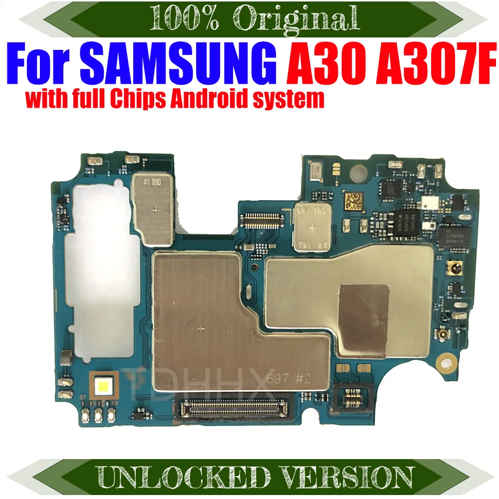 100% orijinal 128G 64G anakart Samsung Galaxy A30S A307F anakart SM ...
