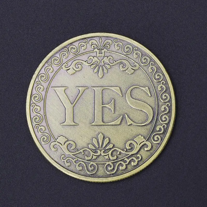1PCs Yes Or No Commemorative Lucky Coin Collection Coin Three ...