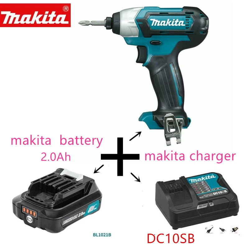 Makita Td110d Td110dsme Td110dwye 10.8v Cxt Li-ion Cordless Impact ...