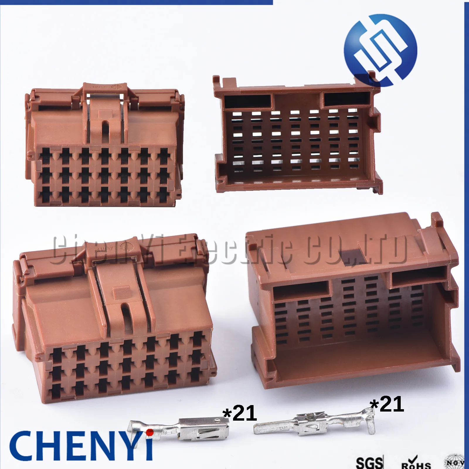 TE-tyco-21-Pin-Car-Brown-Connector-Male-Female-Quick-Connector-Car ...