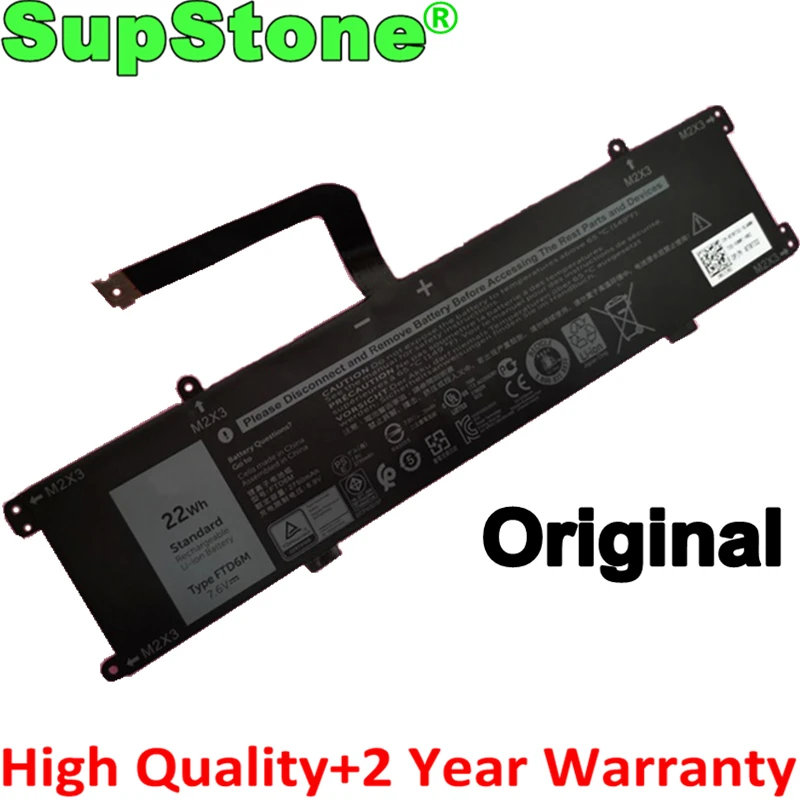Supstone Genuine Original Ftd6m 06hhw5 K17m-bk-us 6hhw5 K17m Laptop ...