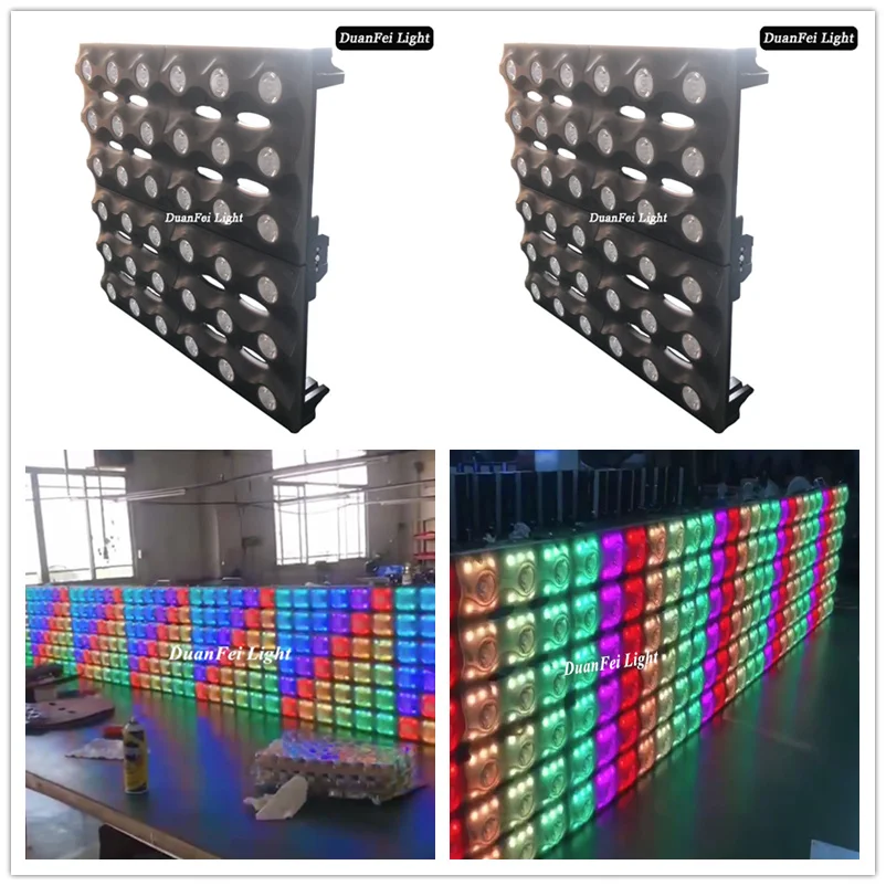 10 pieces 36x3w rgb blinder dmx matrix led wash lyre indoor stage ...