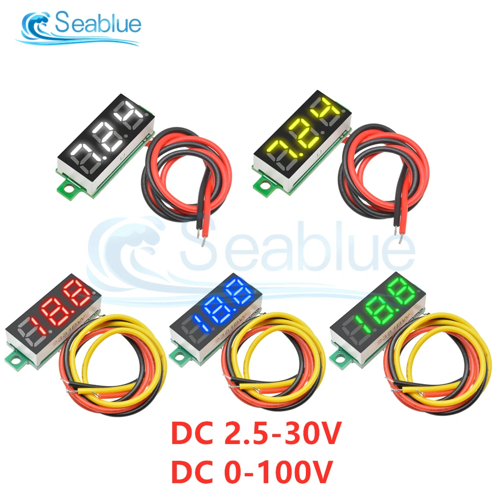 5-adet-0-28-in-DC-LED-dijital-voltmetre-0-100V-gerilim-metre-oto-araba ...