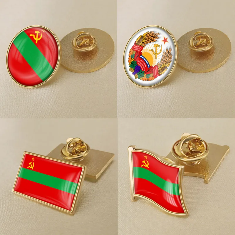 Transnistria-Soviet-Socialist-Republic-SSR-Flag-Brooch-Badges-Lapel ...
