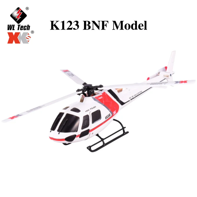 New Wltoys XK AS350 K123 6CH 3D 6G System Remote Control Toy Brushless ...