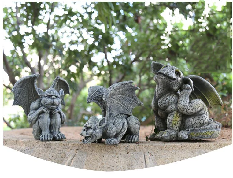 Resin Monster Statues Ornaments | Monster Resin Sculpture | Resin ...