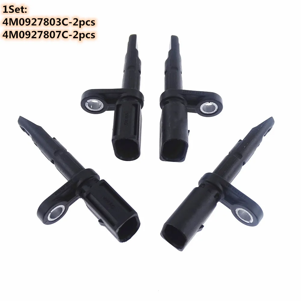 SCJYRXS 1Set Front Rear ABS Wheel Speed Sensor 4M0927803C For Audi A4 ...