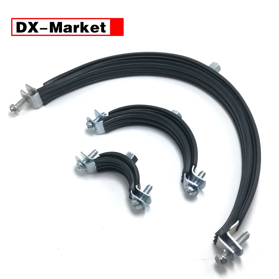 20mm-300mm-Galvanized-Steel-Rubber-Lined-Pipe-Clamps-Tube-Fixing-Clamp ...