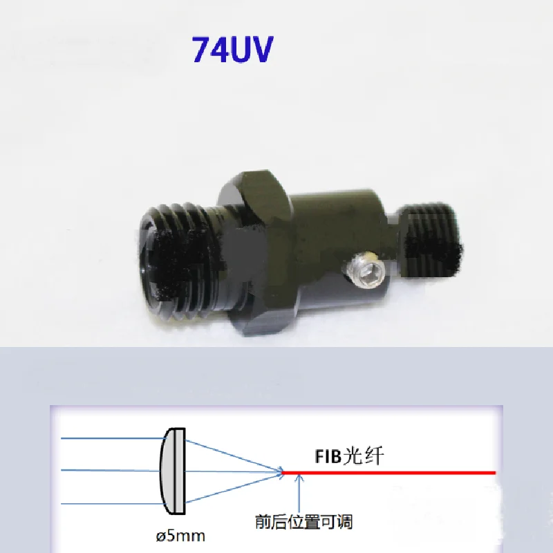 Fiber Collimator Quartz Fiber Focusing Lens SMA905 Lens Collimator ...