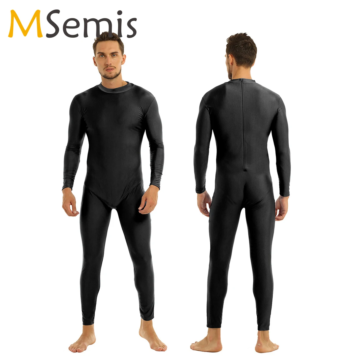 Mono-de-Ballet-de-manga-larga-para-hombre-y-adulto-mono-de-licra-con ...